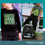 Plottervorlage Turnen XXL