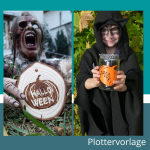 Plottervorlage Blue X Mas