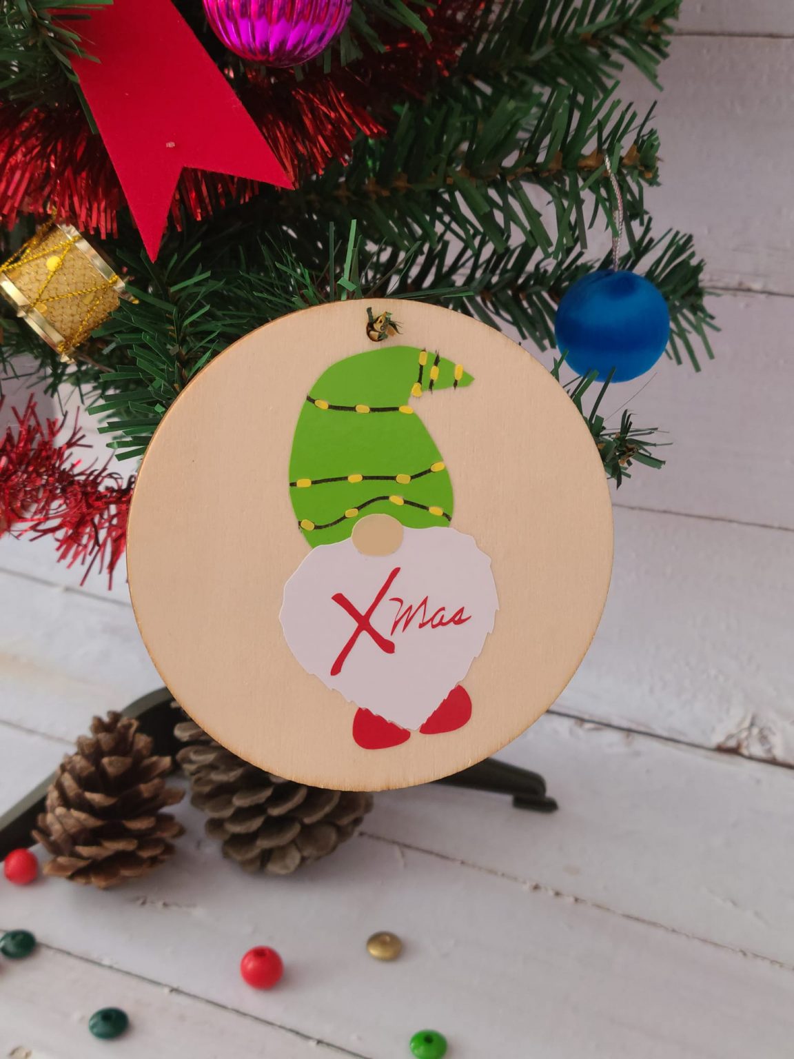 Plottervorlage Blue X Mas