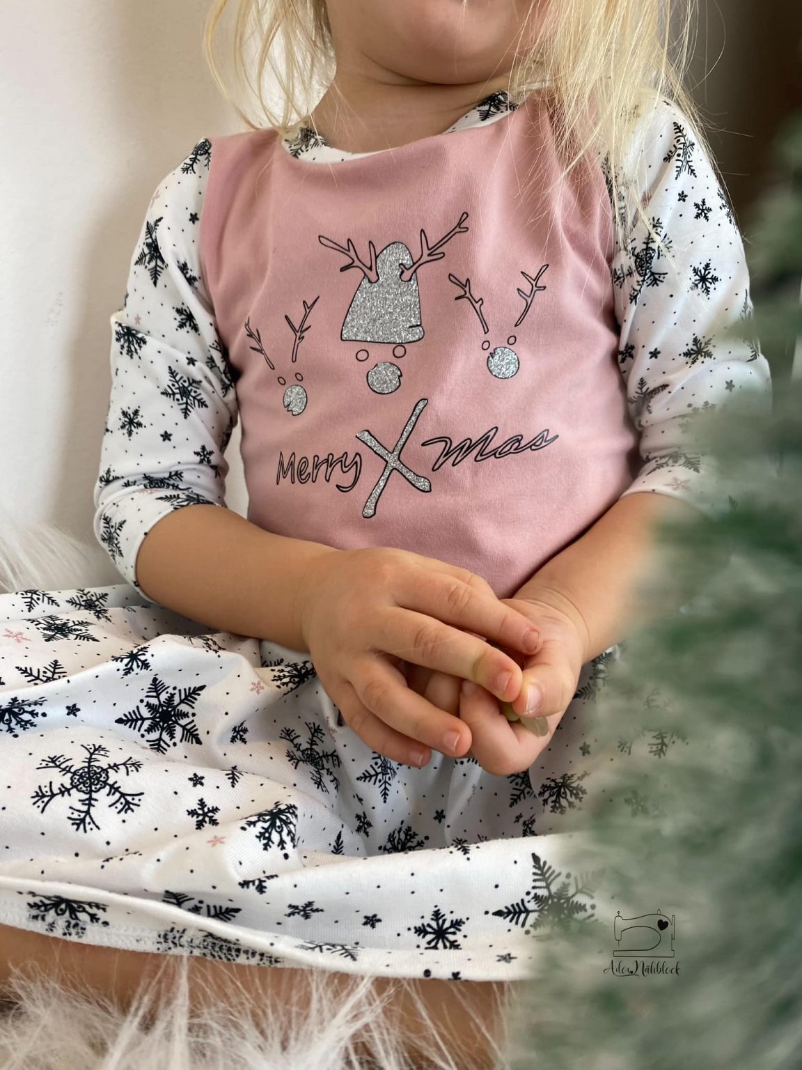 Plottervorlage Blue X Mas