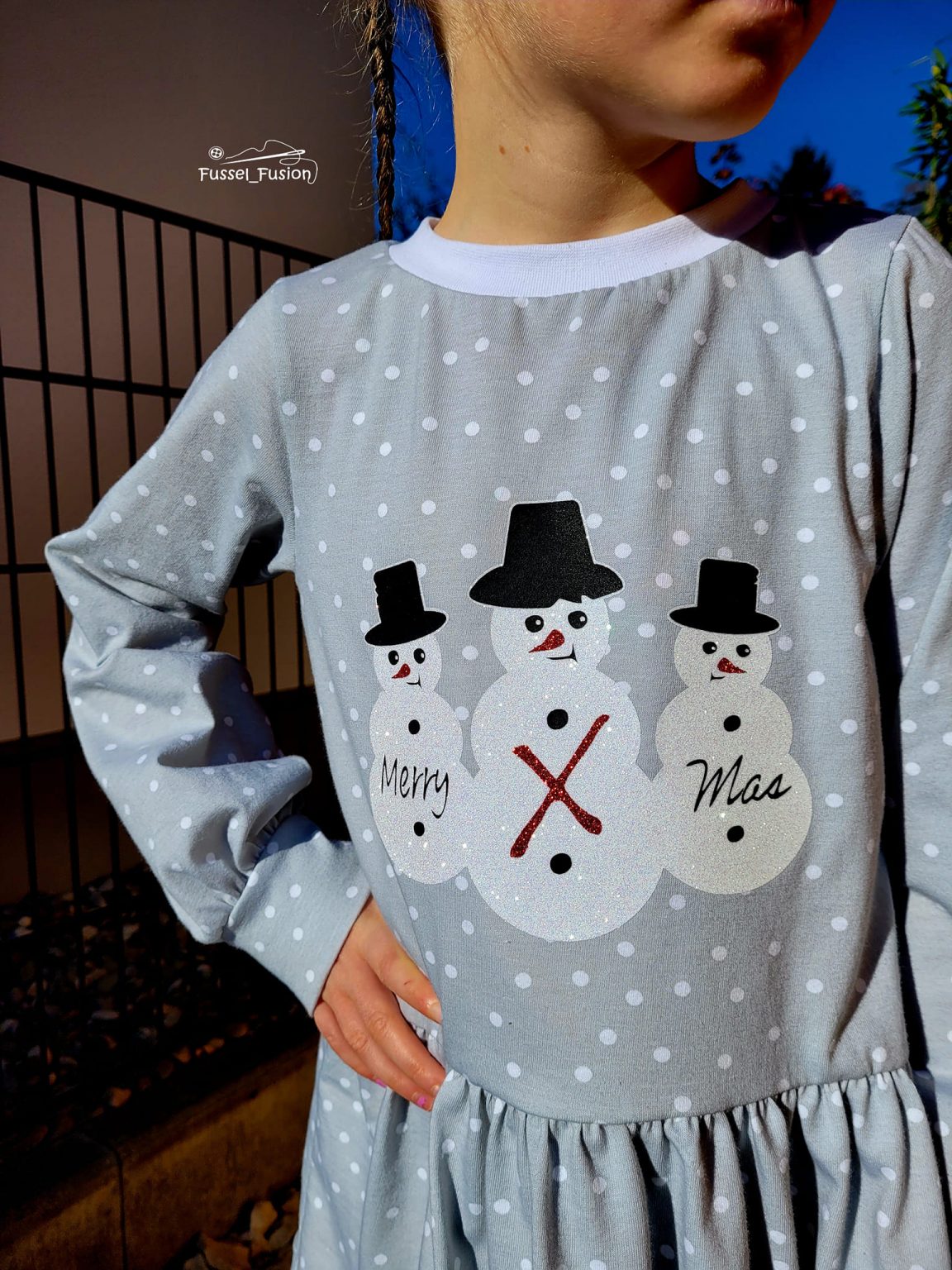 Plottervorlage Blue X Mas