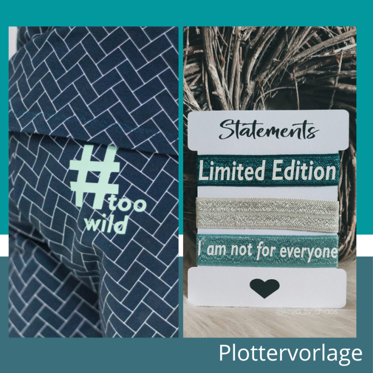 Plottervorlage #Statements